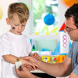 ArtCreativity Alien Temporary Tattoos for Kids, Pack of 144, Funny Extraterrestrial Tattoos, Outer Space Birthday Party Favors, Goodie Bag Fillers, Non-Candy Halloween Treats, 12 Assorted Designs