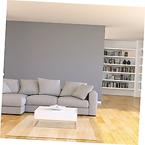 NUOBESTY Transparent Floor Mat PVC Clear Chair Mat Waterproof Door Carpet Rug Hard Floor Protector Table Cover Desks Mat for Home Office Study 40x60CM