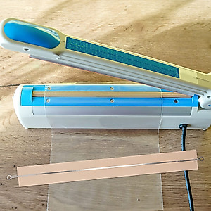 5 pcs Impulse Sealer Replacement Parts Kit Heating Elements Strips Hand Heat Sealers 350mmx7mm Bag Sealer Repair Kit