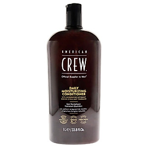 Men's Conditioner by American Crew, Daily Conditioner for Soft, Manageable Hair, Naturally Derived, Vegan Formula, Citrus Mint, 33.8 Oz