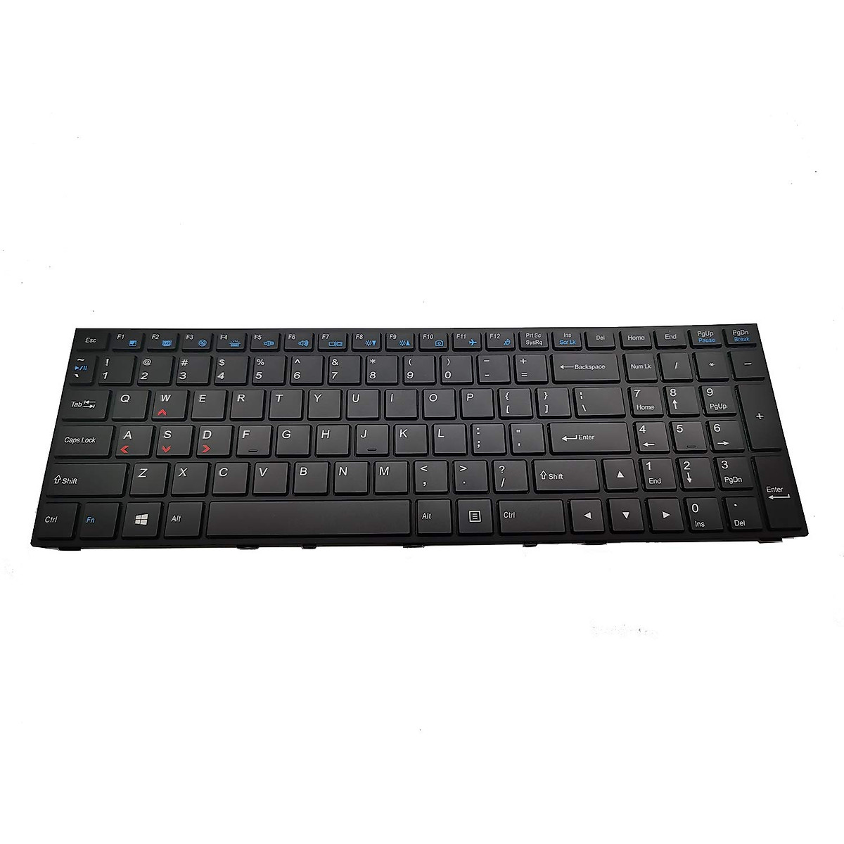 New Laptop Replacement Gaming Keyboard for Clevo Sager P650 P650SE P655SE NP8652 NP8650 NP8670 NP8671 MP-13H83USJ430B 6-80-P6500-013-1 US Layout with Backlight
