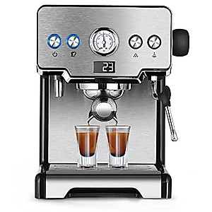 IEASEkfj Espresso Machine Coffee Maker Espresso Maker Semi-Automatic Pump Type Cappuccino Milk Bubble Maker for Home Coffee Machine