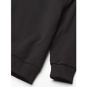 adidas Originals baby boys Crew Sweatshirt Set Tracksuit, Top:black/White Bottom:black/White, 9 Months US