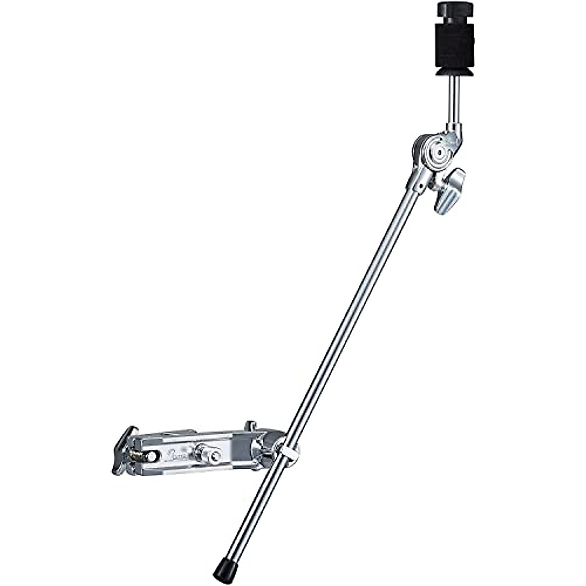 Pearl CH70 Cymbal Boom Attachment Clamp with 15" Solid Boom Arm, Multi-Angle Mounting Clamp, and UniLock Gearless Cymbal Tilter for Splash, Crash, and Effects Cymbals.