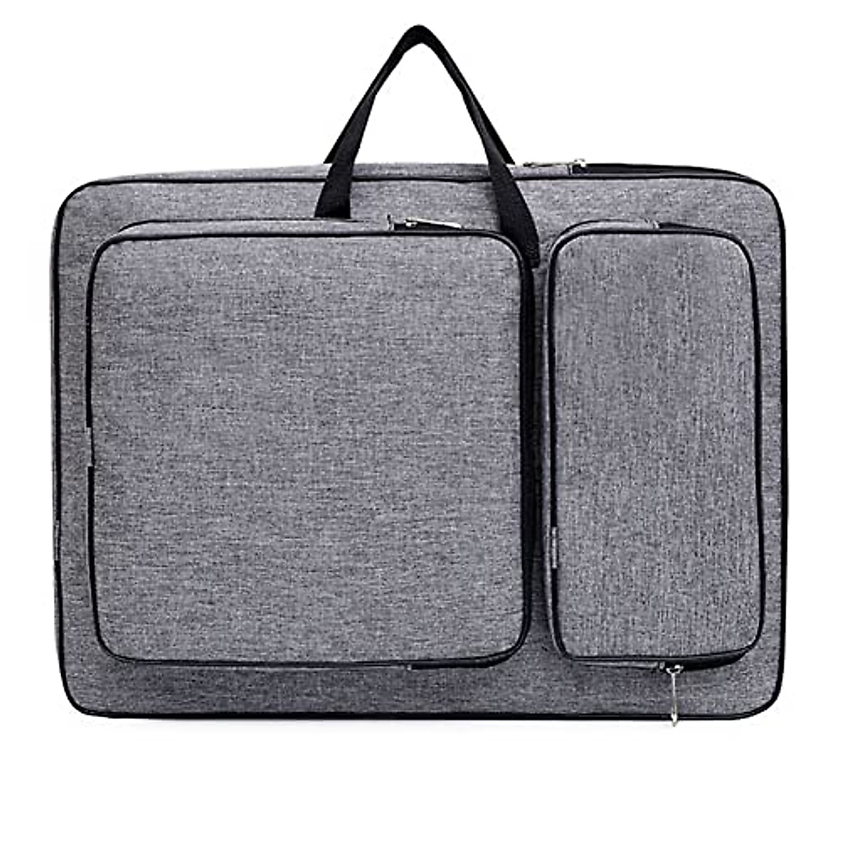 8K Waterproof Artist Portfolio Case Art Portfolio Carry Case Bag Drawing Painting Sketching Boards Bag Adjustable Artist Shoulder Bag with Zipper and Handles Art Supplies Storage Bag