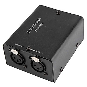 Stage Light Controller 512 Channel USB to DMX DMX512 LED Light DMX Stage Lighting Controller Channels Decoder Module