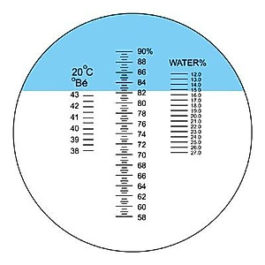 Ade Advanced Optics Brix Refractometer - High Measuring Range Honey tester 58%-90%. Beerkeeping, bees Tri-Scales