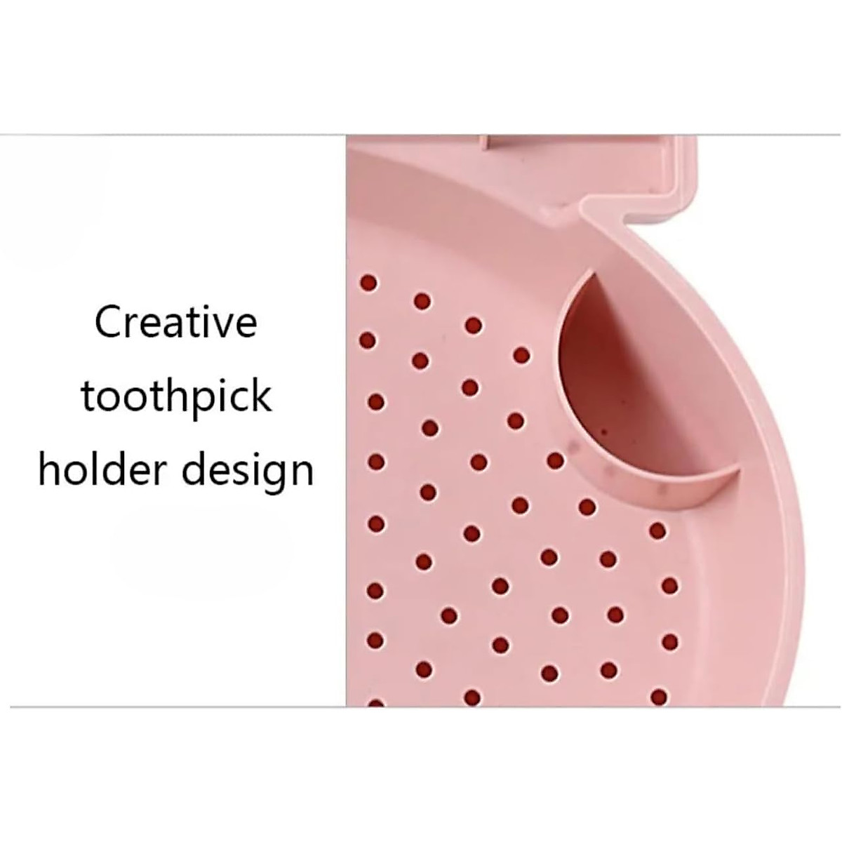 AYESHAL'S Multifunctional fruits and vegetables basket (Pink) “Double Dish Snack Bowl with Phone Holder: Elevate Your Snacking Game!”