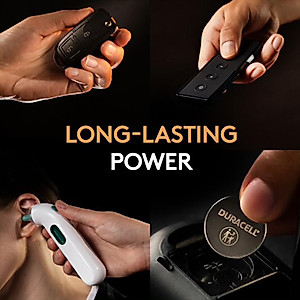 DURACELL DL2032B2PK Lithium Medical Battery, 3V, 2/Pk