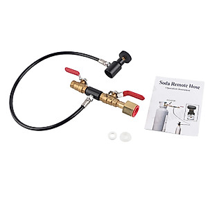 CO2 Cylinder Refill Station Filling Charging Adapter Tool Bottle CO2 Accessories for Soda Maker Home Machine(24 inch-G1/2),soda water parts