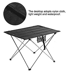 Simlug Picnic Table Portable Folding Cloth Desktop for BBQ Grill Outdoor Camping (S)