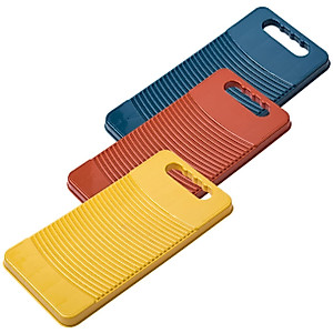 FONDOTIN 3pcs mini washboard Household Washing Board wash board small washboard for hand washing clothes small washing boards washing washboard plastic color contrast child coat board pp