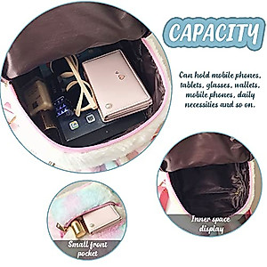 Lanpet Cute Bunny Backpacks for Girls , Women Cute Rabbit Ears Backpack Fluffy Shoulder Bag School Bag Satchel