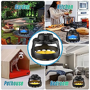 X-PEST Flea Traps for Inside Your Home, USB Rechargable Flying Insect Trap Indoor for Fleas Gnats Flies Moth Mites Bugs Fruit Flies Mosquitoes with 10 Refills