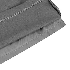 YUNCLOS Women's 2 Pieces Skirt Suit Set Long Sleeve Blazer Jacket and Pencil Skirt Dark Gray