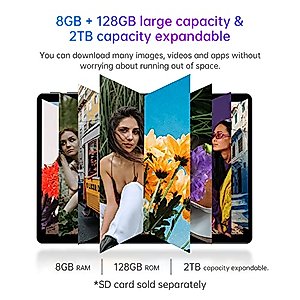 ALLDOCUBE 2K Tablet Android 12 iPlay 50 Pro 10.4'' Tablet, 8GB+128GB Storage, 4G LTE& 2.4/5GHz WiFi, Octa-Core CPU, 5MP+8MP Camera, 2000x1200 Screen Resolution, BT5.2, GPS (2TB Expand)