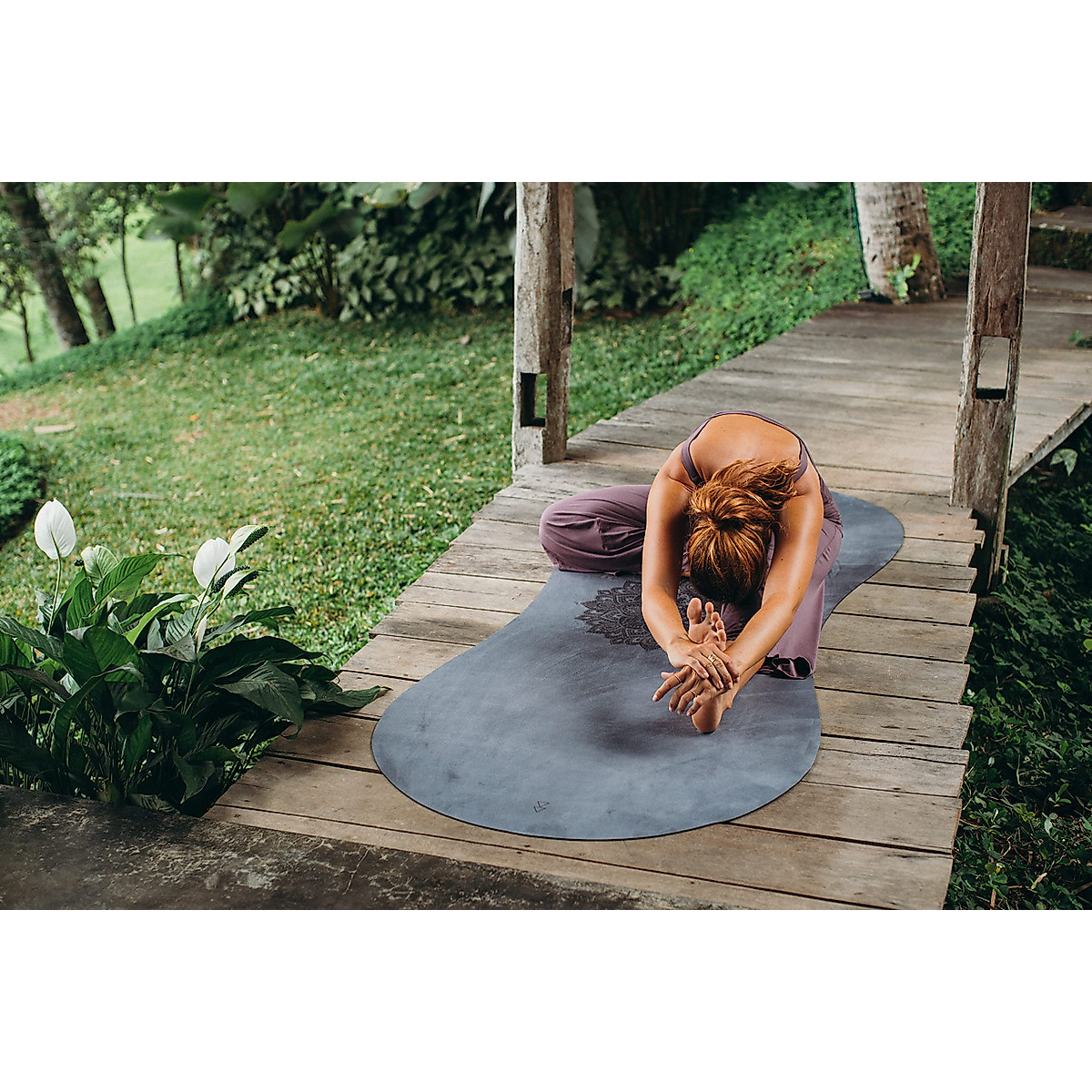 YOGA DESIGN LABS CURVE MAT 3.5mm Mandala Charcoal