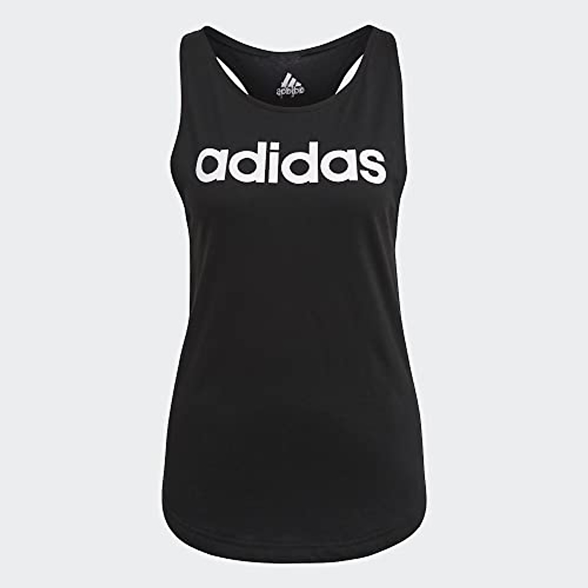 adidas womens Linear Tank Black/White Medium