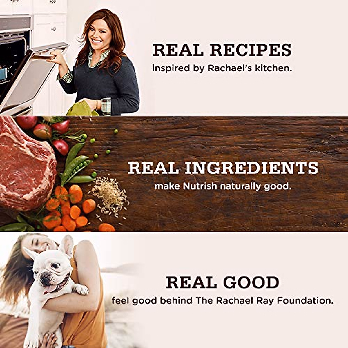 Rachael Ray Nutrish Dish Premium Dry Dog Food, Chicken & Brown Rice Recipe with Veggies & Fruit, 11.5 Pounds