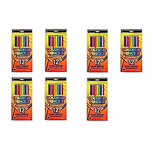 84 Colored Presharpened Non Toxic Pencils