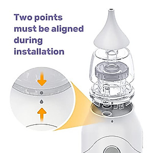 Electric Nasal Aspirator for Baby, 3 Different Nose Suction Nozzles, 3 Modes Nose Sucker for Baby, Deeply Nose Cleaner The Booger/Mucus/Snot, Babies Toddlers Newborn Essentials