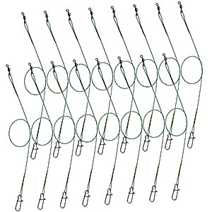 75 Pcs Fishing Leader line Metal snap Buttons Metal Snaps swivels Fishing Tackle Saltwater Fishing Fish Leaders Salt Water Fishing and Tackle Fishing Lines Fishing Leading Lines INOOMP