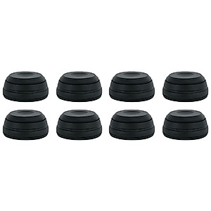 (8) Rockville ISOPAD Aluminum/Silicone Isolation Pad Feet For Speakers/Monitors