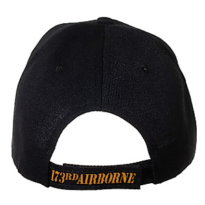 Officially Licensed US Army 173rd Airborne Brigade Sky Soldiers Embroidered Black Adjustable Baseball Cap