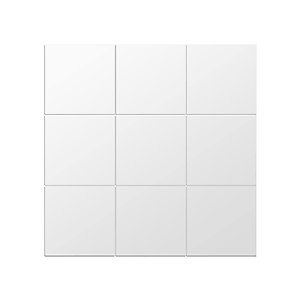 HERCHR Flexible Mirror Sheets, 25Pcs Self Adhesive Plastic Mirror Mirror Tiles Square Mirror Decor Self-Adhesive Mirror Wall Stickers for Home 15x15cm