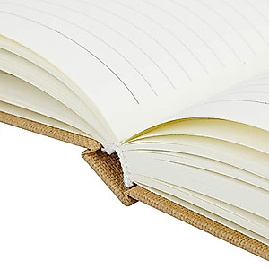 TOP-Pindu Notebook A5 Journal, Thick Classic Notebook, Hardcover Executive Notebooks, 296pp, 80gsm, 8.4 x 5.7 inch (Kraft)