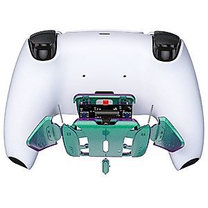 Turn RISE to RISE4 Kit – Redesigned Chamelon Green Purple K1 K2 K3 K4 Back Buttons & Remap PCB Board for PS5 Controller eXtremeRate RISE & RISE4 Remap kit - Controller & Other Accessories NOT Included