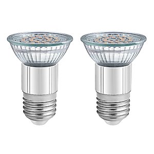 LED 5W Range Hood Light E27 European Base， lengths70mm，50W Halogen Equivalent， Kitchen Hoods GE WB08X10028 WB08X34831 Appliance Bulbs ， 2 Pack