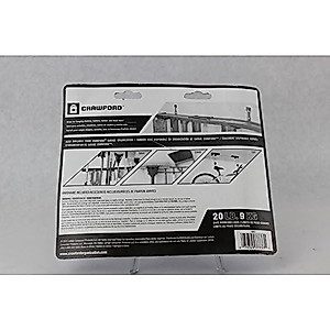 Crawford UHS3 Hang-It-All Utility Bracket Hook, Silver