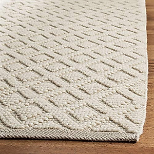 SAFAVIEH Vermont Collection 6' x 9' Ivory VRM304A Handmade Premium Wool Area Rug