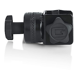 Gator Frameworks Adjustable Clamp-On Angled Mini Interlocking Design 9 Inch Boom Arm (GFW-MIC-CLMPBM9)