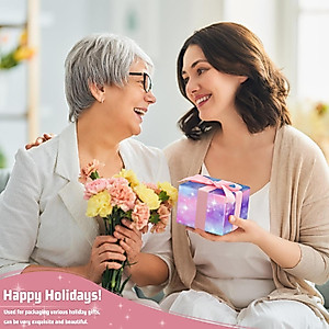 Girls Wrapping Paper, Gradient Rainbow Wrapping Paper, Wrapping Paper Birthday for Girls/Women, Popular Gift Wrapping Paper for Birthday, Wedding, Anniversary, Wedding, Anniversary, 27.6x19.7 Inch, Different Design