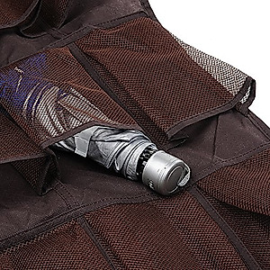 SUPWALL Over The Door Shoe Organizer Rack,24 Pocket for Shoe Toiletries Closet Laundry Storage, with 4 Steel Hooks That Fit More Doors (Coffee)