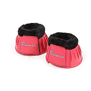 Shires Equestrian Equine Horse Arma Fleece Overreach Bell Boots