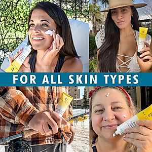 Face Sunscreen SPF 20 - USA Made Mineral Face Reef Friendly Sunscreen With Natural & Organic Ingredients, Biodegradable Zinc Oxide for Daily Use, Facial Lotion Travel Size