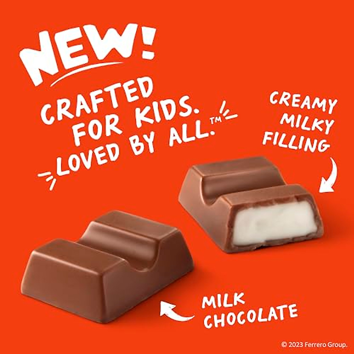 Kinder Chocolate Mini, 29.2 oz Bulk Pack, Up to 138 Minis, Milk Chocolate Bar with Creamy Milky Filling, Individually Wrapped Candy