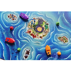 FoxMind, Bermuda Pirates Magnetic Board Game for Kids, Captivating Pirate Adventure for Family and Friends