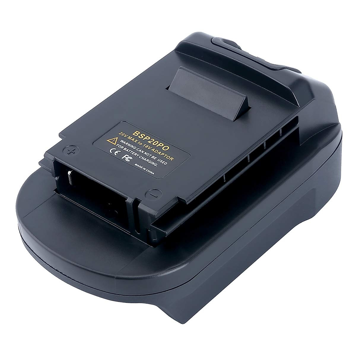 Lasica 18V to 20V Battery Adapter Compatible with Porter-Cable 20V MAX Lithium Battery Replacement for Porter-Cable 18V NiCad, NiMh and Lithium Battery for 18 Volt Tools