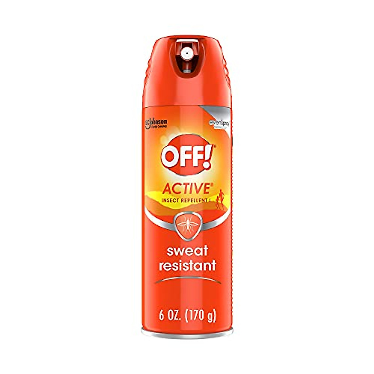 OFF! Active Insect Repellent, Sweat Resistant 6 oz ( Pack of 3)
