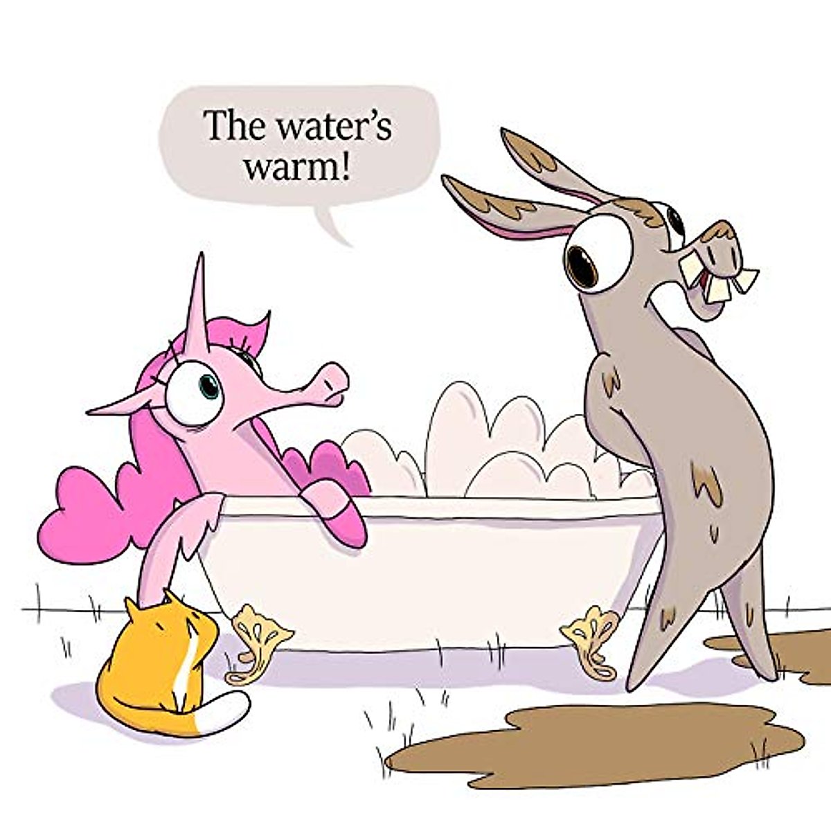 Donkeys can't take bubble baths!: A Hilariously Silly Story about Being Open-Minded and Trying New Things