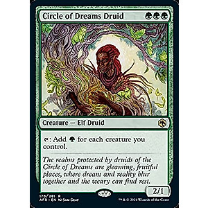 Magic: the Gathering - Circle of Dreams Druid (176) - Adventures in The Forgotten Realms