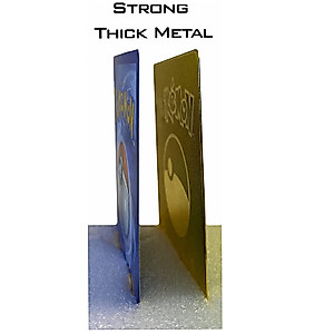 3 Pieces Ancient Metal Cards Limited Supply Collector's Rare Shiny Gold Black Card Best Gift with Card Holders