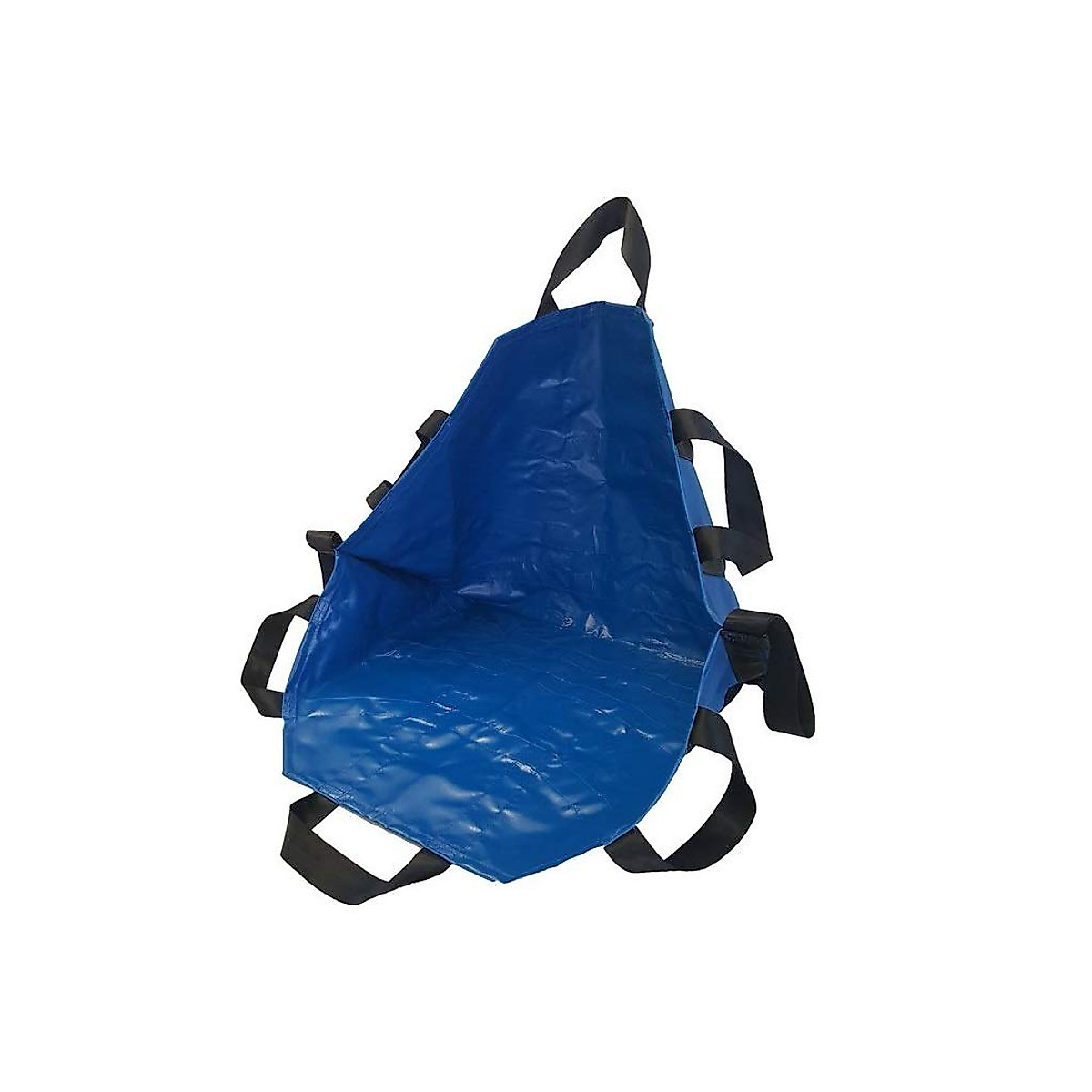 LINE2design Portable Transport Unit Seat - Emergency Evacuation Medical Chair 8 Handles Durable Transportation Seat - All Impervious Material Royal Blue