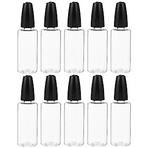 Scicalife 10pcs Needle Tip Glue Bottle Plastic Oil Bottle Steel Needle Dropper Bottles Precision Tip Applicator Bottles for DIY Quilling Craft Acrylic Painting