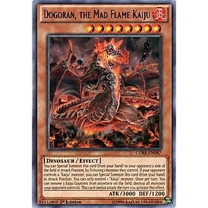 Yu-Gi-Oh! - Dogoran, the Mad Flame Kaiju (CORE-EN087) - Clash of Rebellions - 1st Edition - Rare by Yu-Gi-Oh!