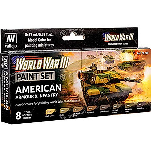 Model Color WWIII American Armour & Infantry